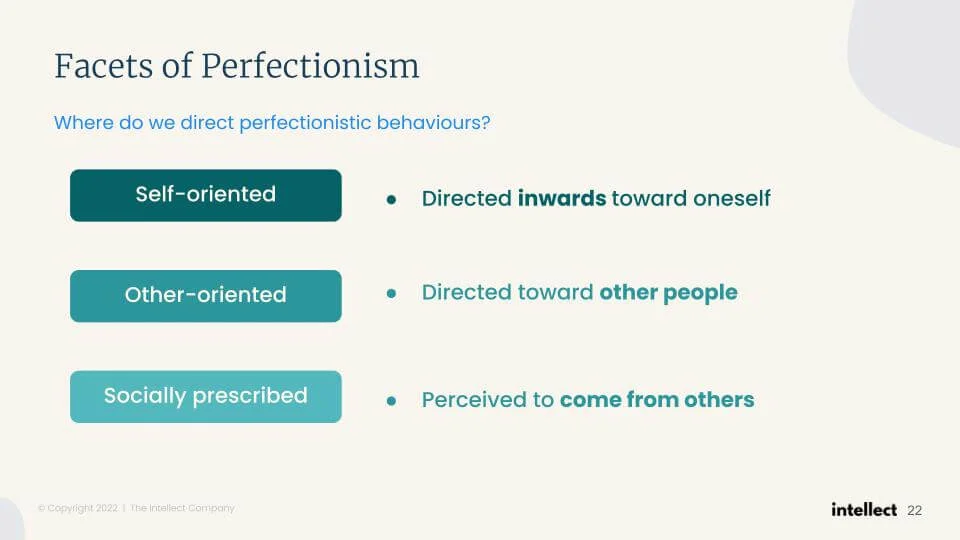 How to overcome perfectionism: 3 tips from Intellect's clinical ...